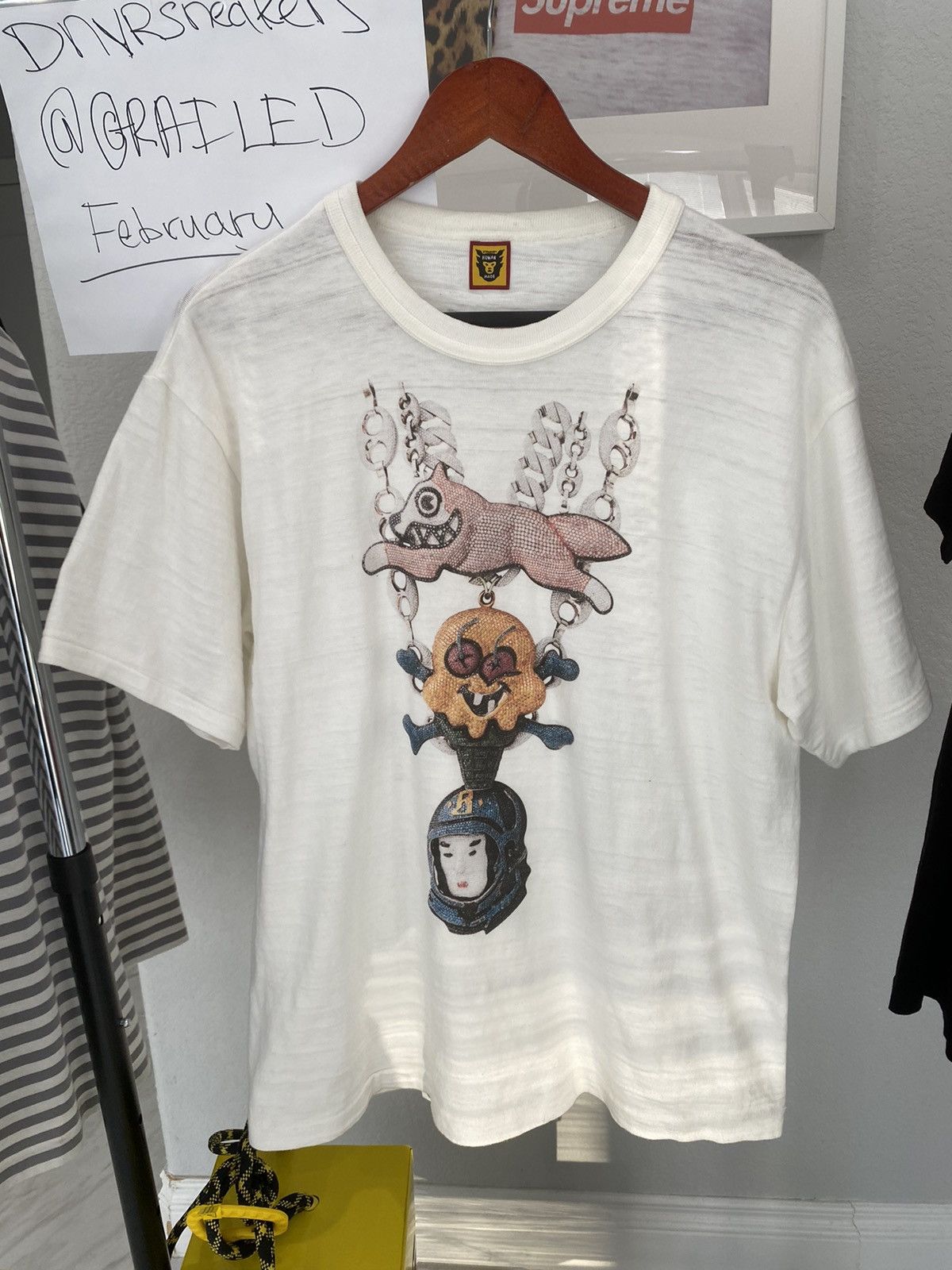 Human Made Human made X complexcon nigo chains t shirt | Grailed