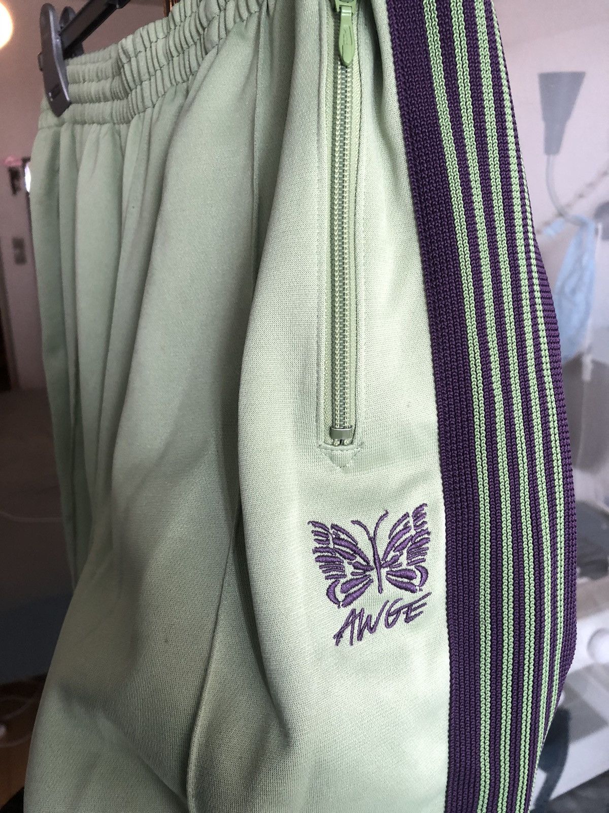 AWGE × Needles Needles x AWGE track pants | Grailed