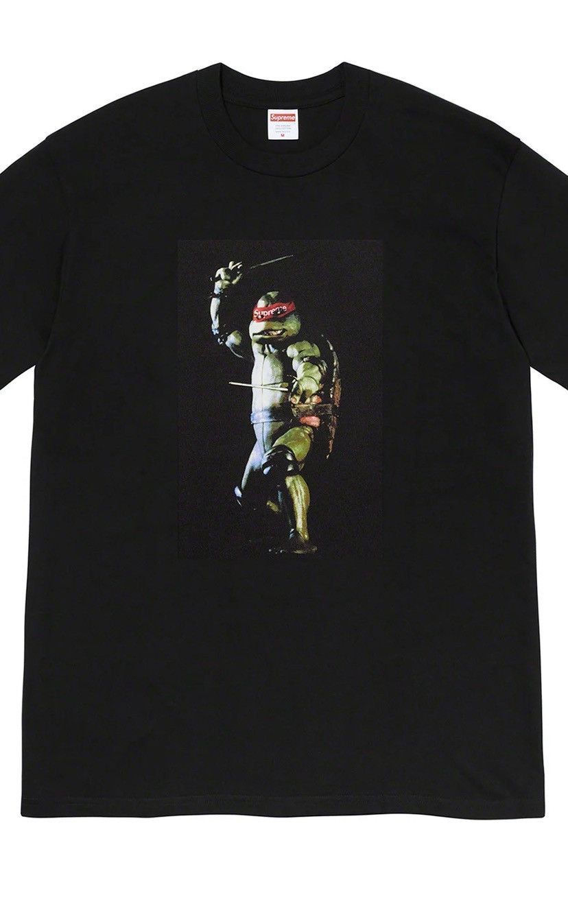 Supreme Supreme x TMNT “Raphael” Tee (Black) | Grailed