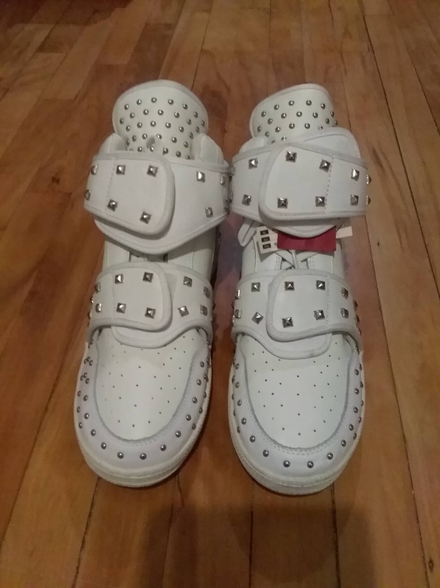 Ato Matsumoto FINAL DROP White Studded Ato Matsumoto Sneakers | Grailed