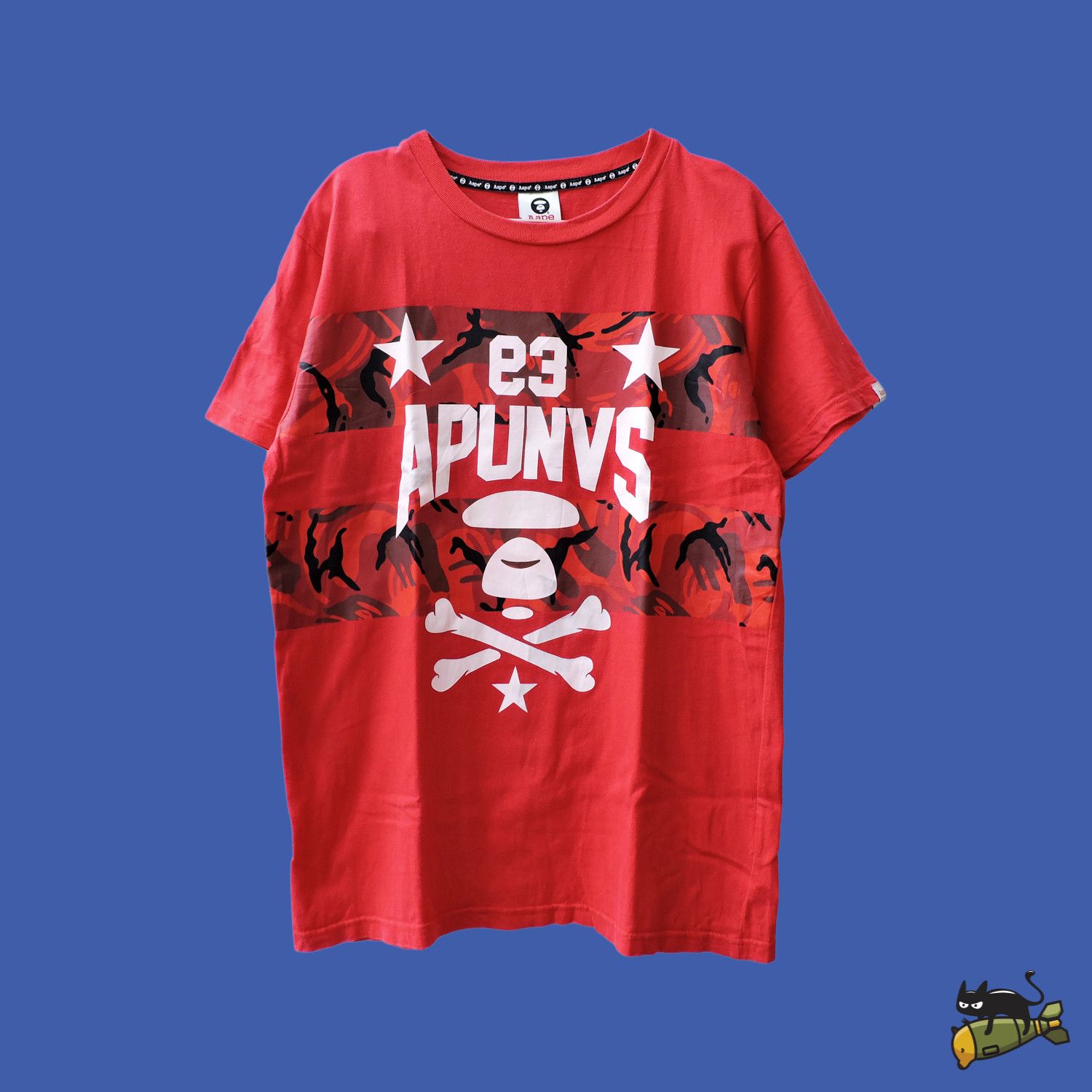 Bape AAPE APUNVS Camo T-Shirt | Grailed