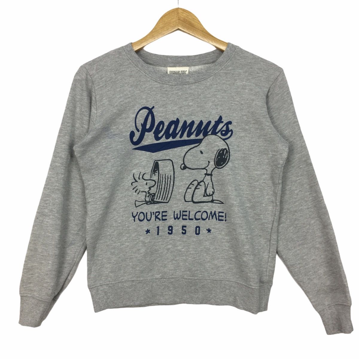 Peanuts Peanuts Snoopy You’re Welcome Big Logo Spell Out Sweatshirt ...