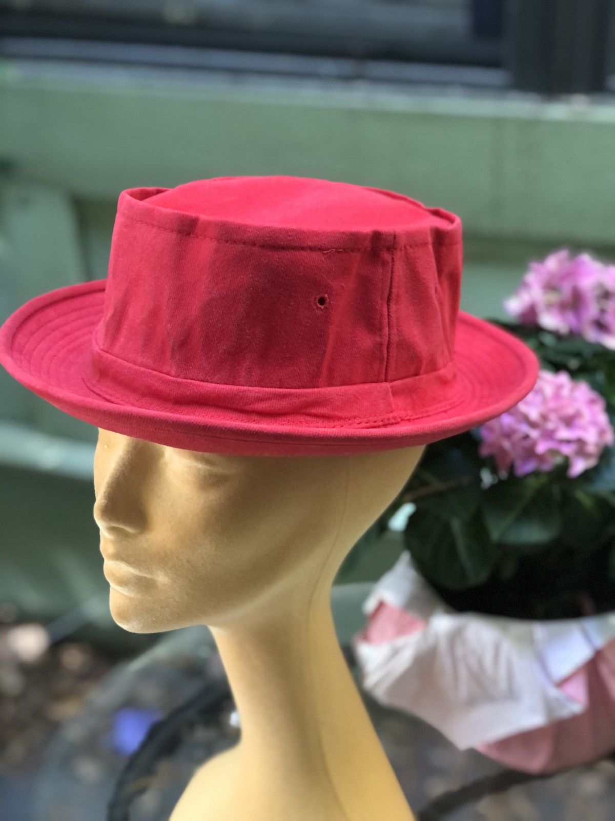 Retro Hat × Vintage YoungAn Hat Co, vintage RED BUCKET HAT | Grailed