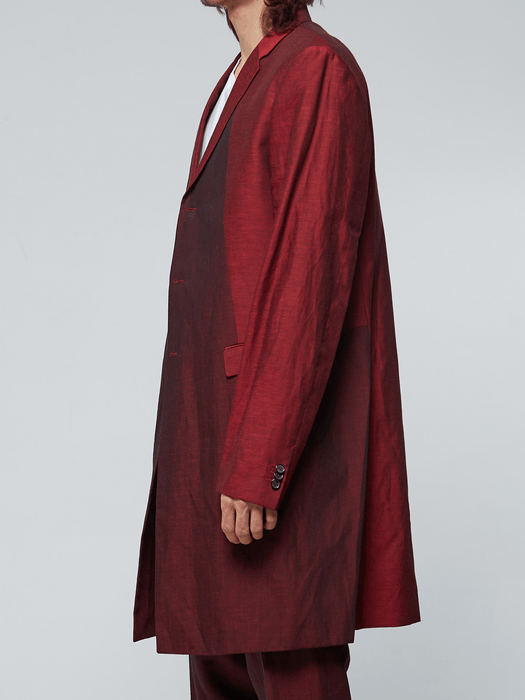 Jil Sander Ruby Linen Blend Elongated Blazer Jacket | Grailed