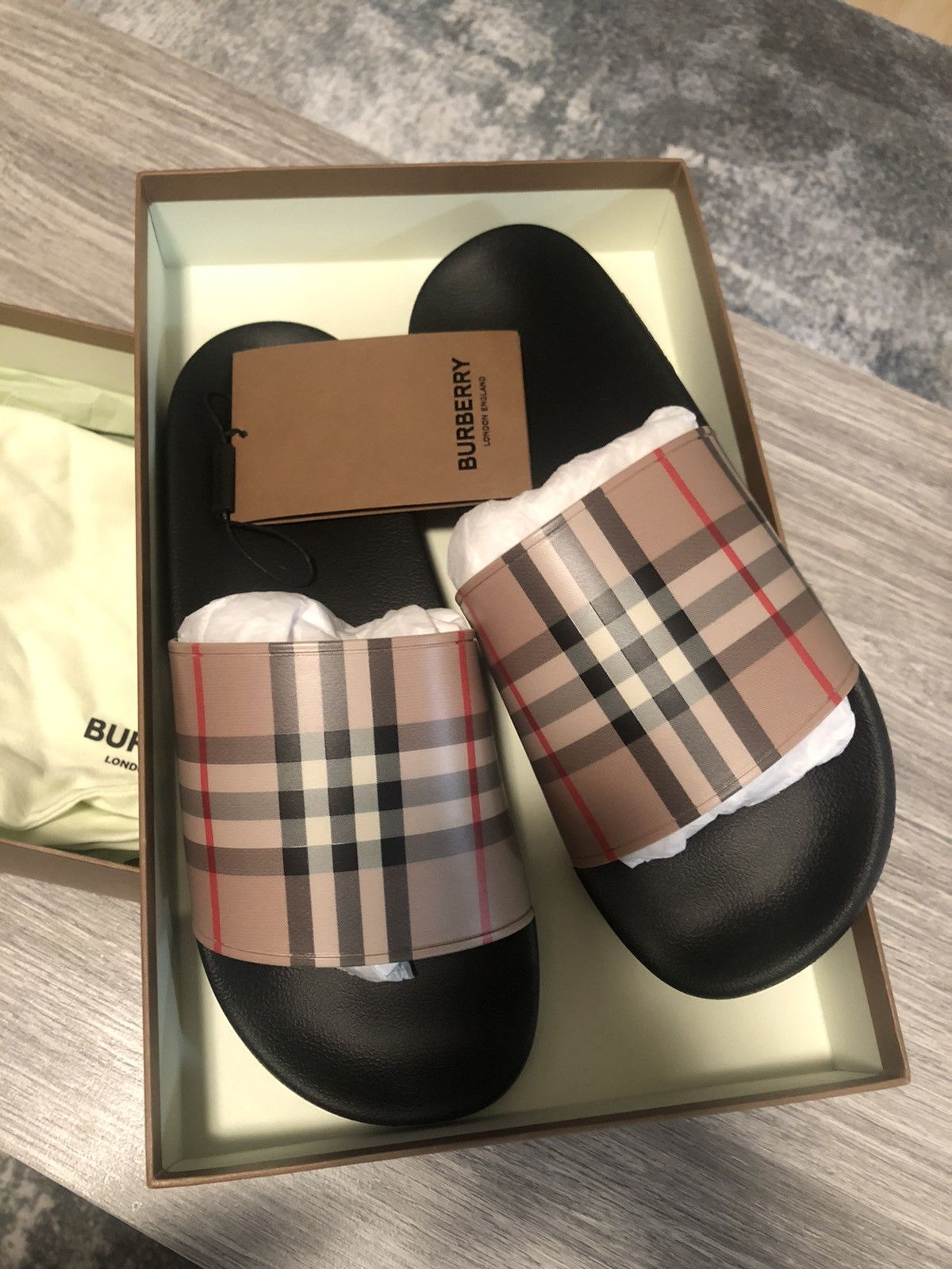 Burberry Burberry Slides | Grailed