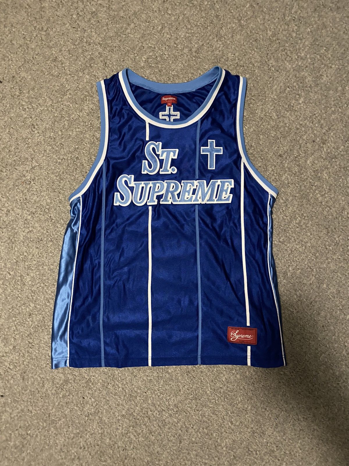 Supreme Supreme St. Supreme Basketball Jersey | Grailed