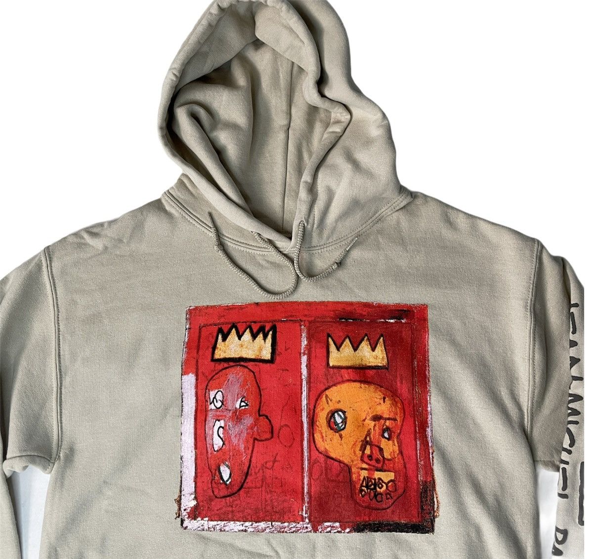 Jean-Michel Basquiat Official Jean Michel Basquiat Red Kings Hoodie ...