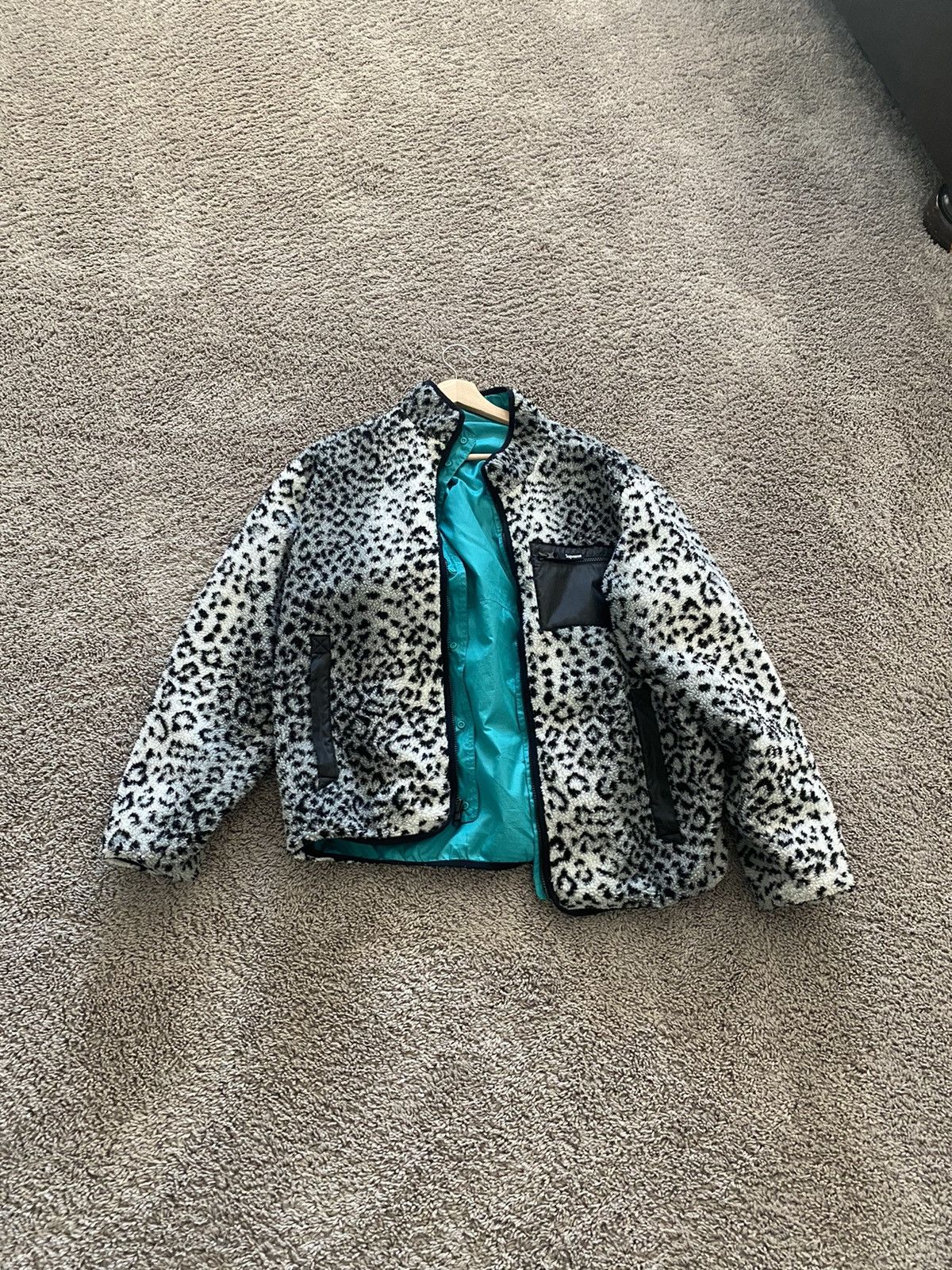 Supreme Leopard Fleece Reversible Jacket | Grailed