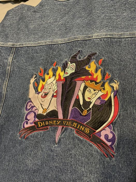 Vintage 90’s Disney Villains jacket ursula maleficent evil queen | Grailed