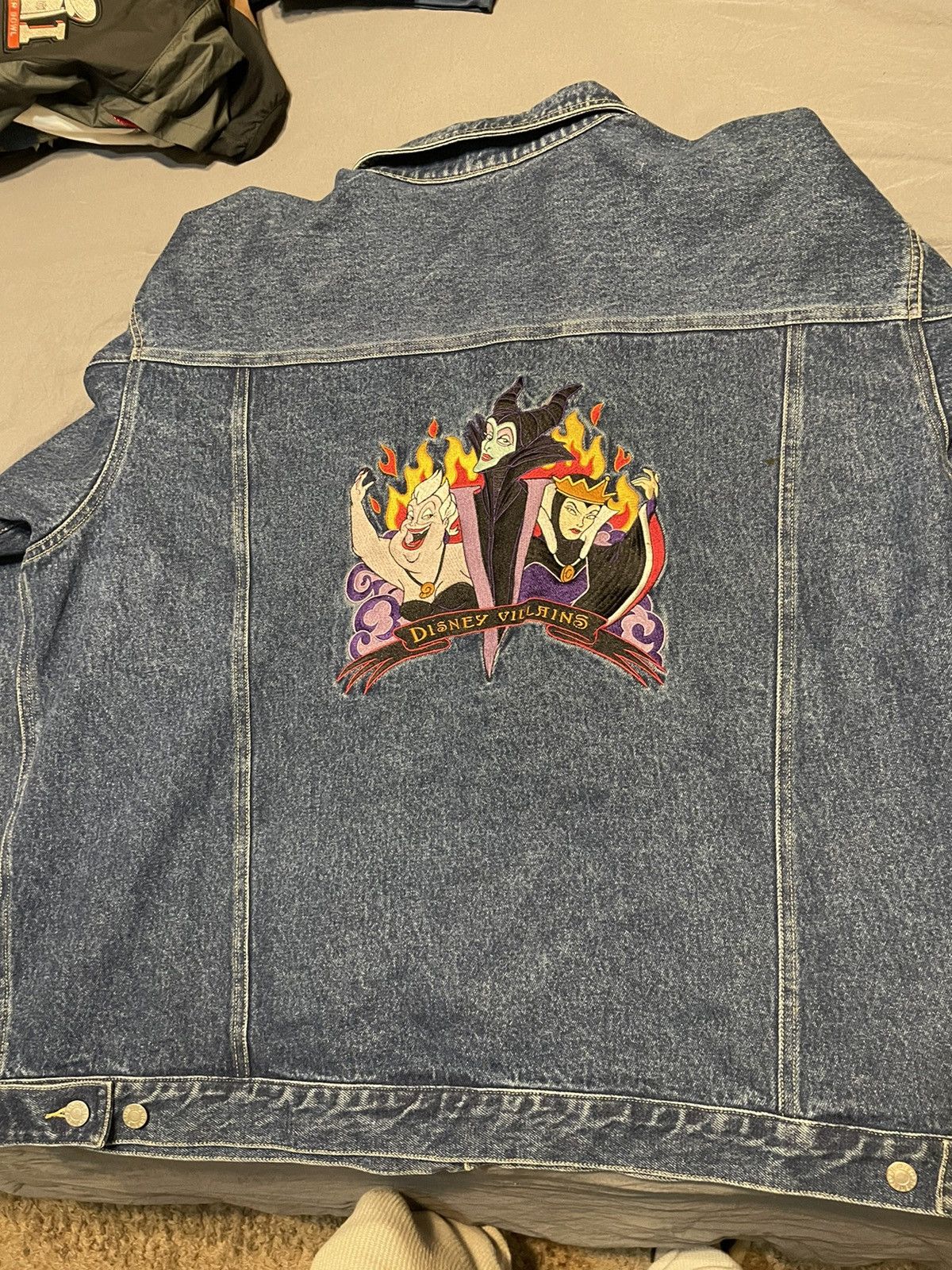 Disney × Vintage 90’s Disney Villains jacket ursula maleficent evil ...