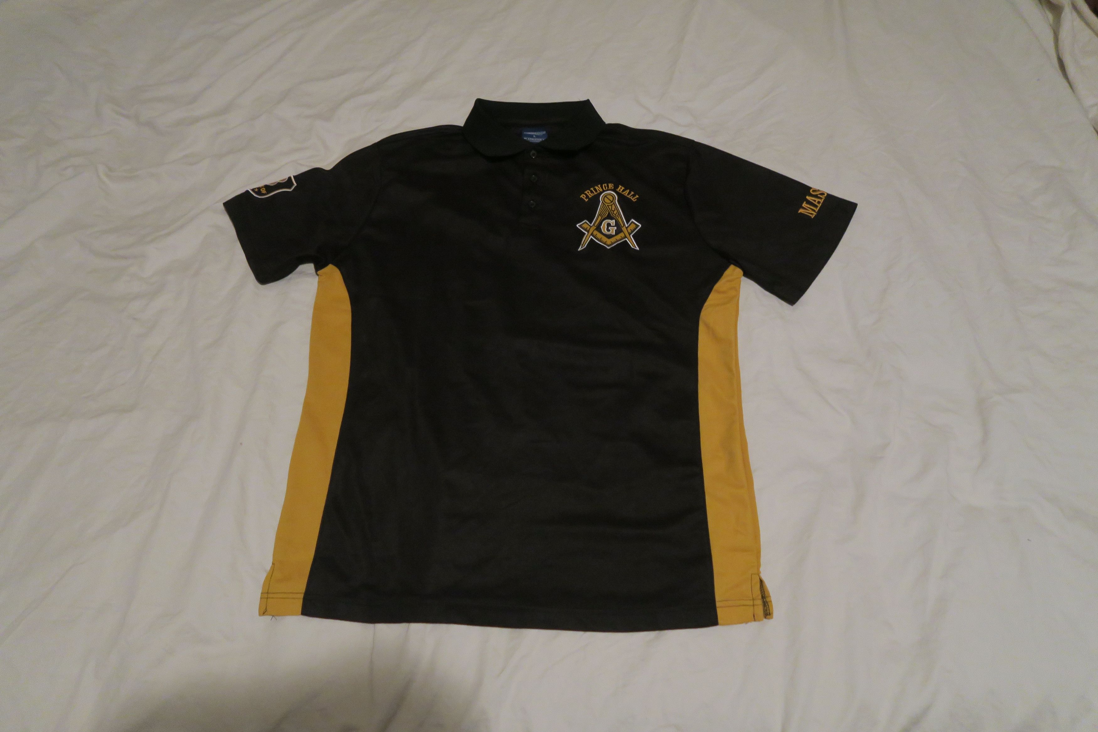 Masons Prince Hall Fraternity Polo Masonic 3 Degrees of Light | Grailed