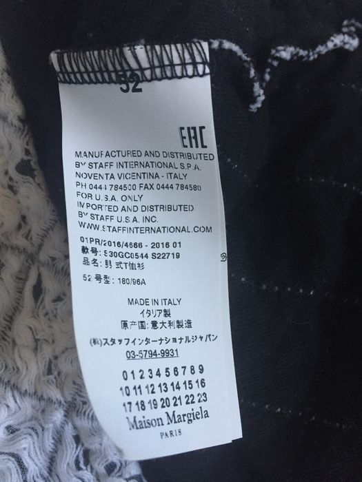 Maison Margiela Thread Layered T-Shirt | Grailed