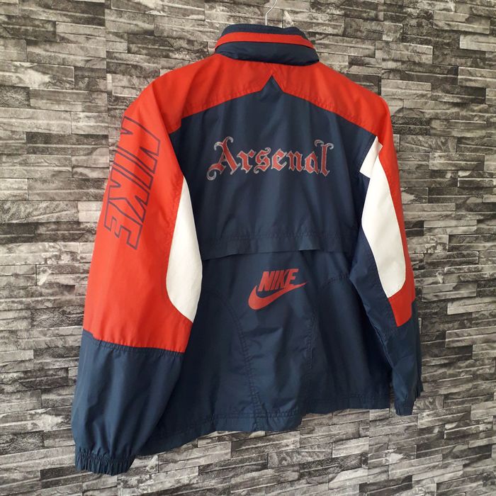 Nike Vintage 90s Nike Premier Arsenal FC Big Logo Windbreaker | Grailed