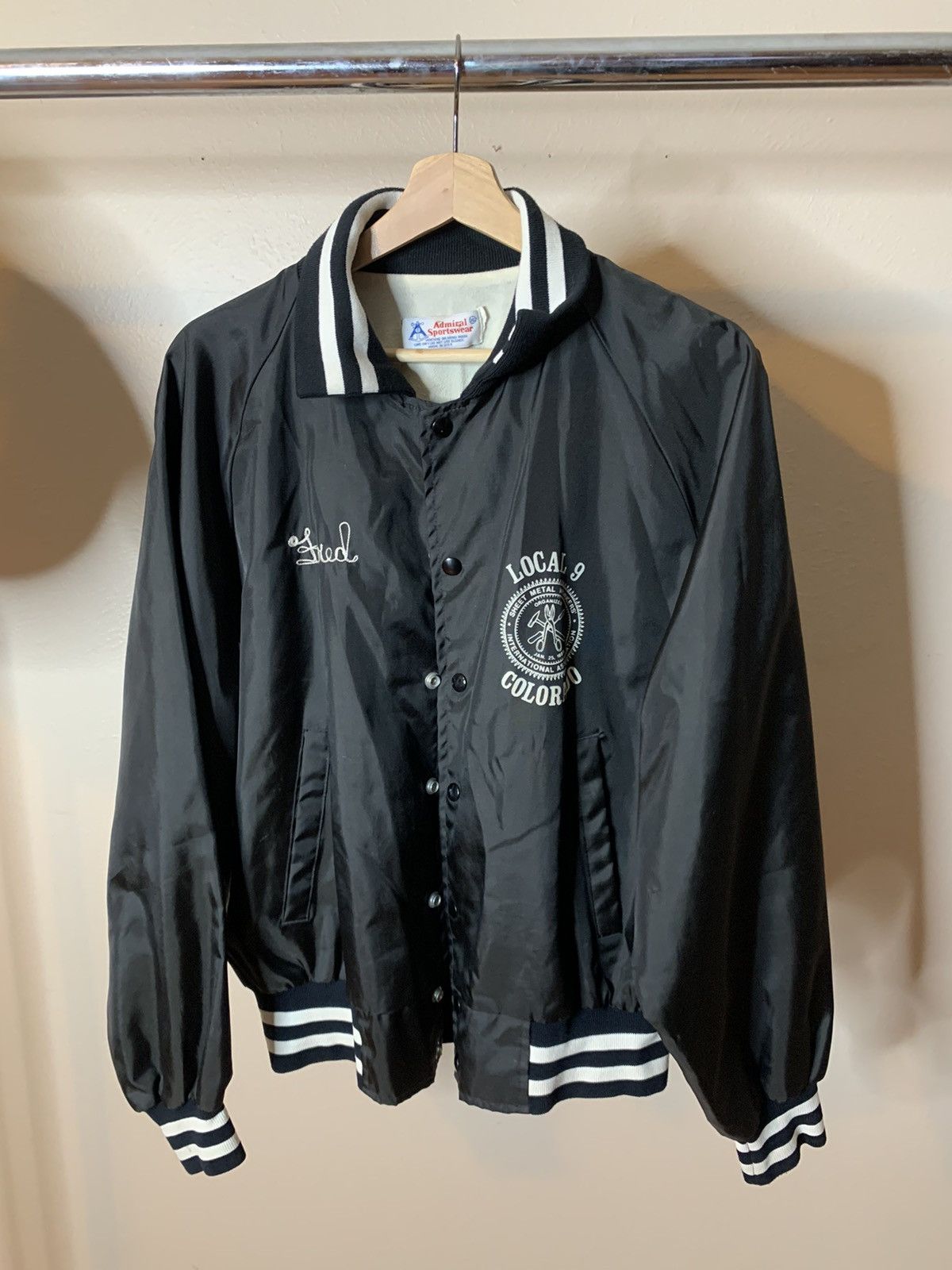 Vintage 70s/80s Jacket Chainstitch name | Grailed