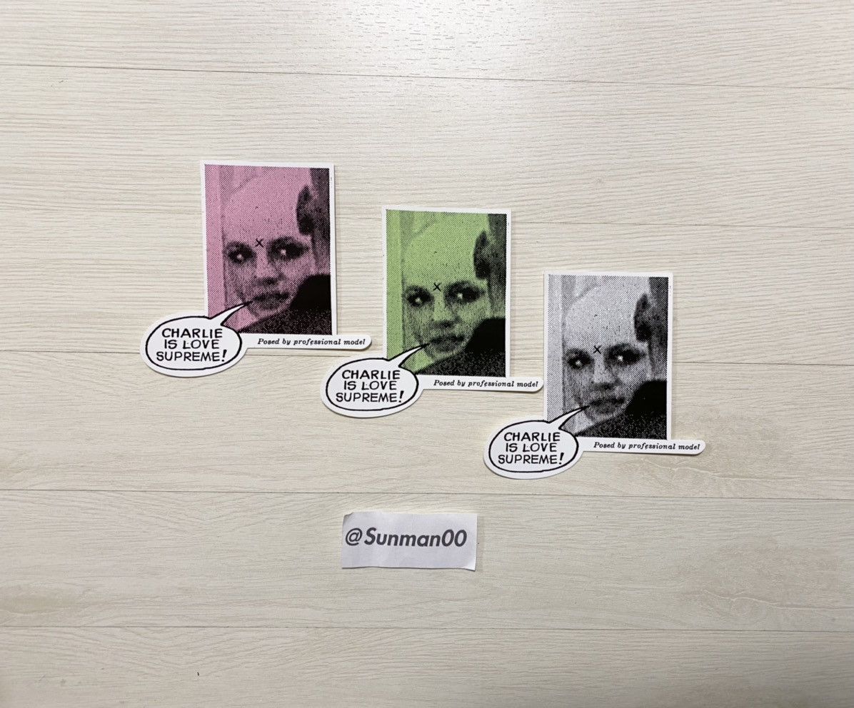 Supreme 2011 Supreme Charlie is love supreme sticker set | Grailed