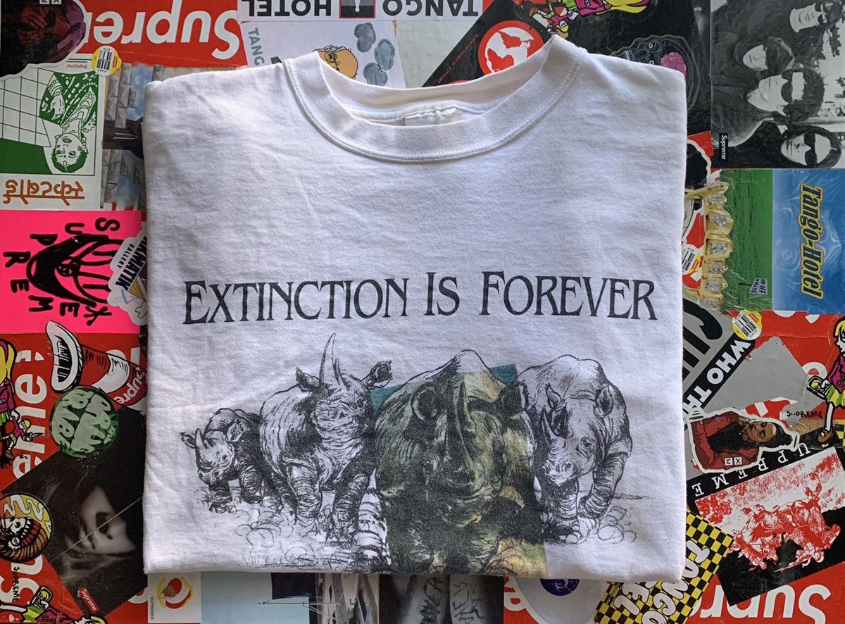 Vintage “Extinction is forever” Vintage tee | Grailed