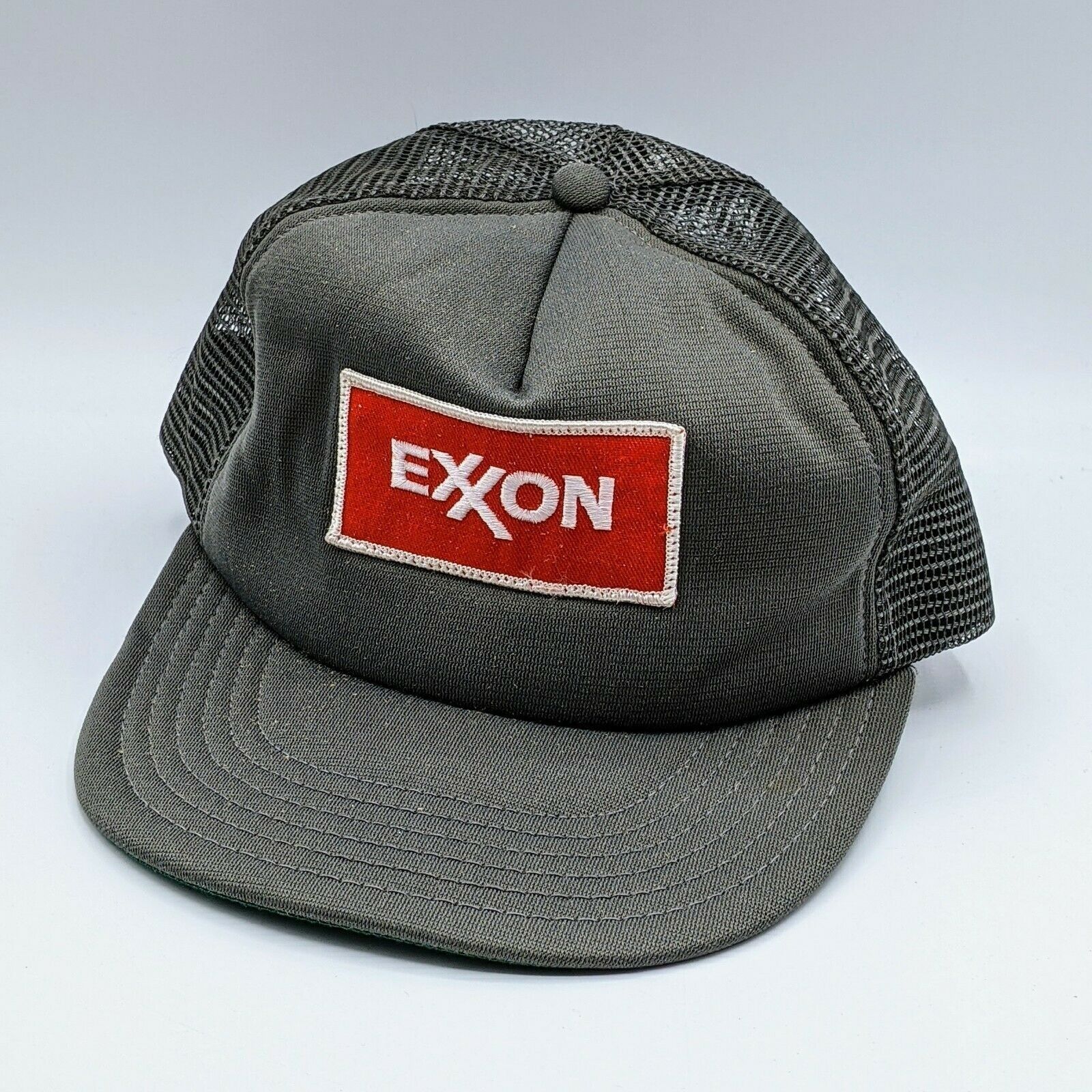 Vintage Exxon Patch Mesh Trucker Snapback Hat | Grailed