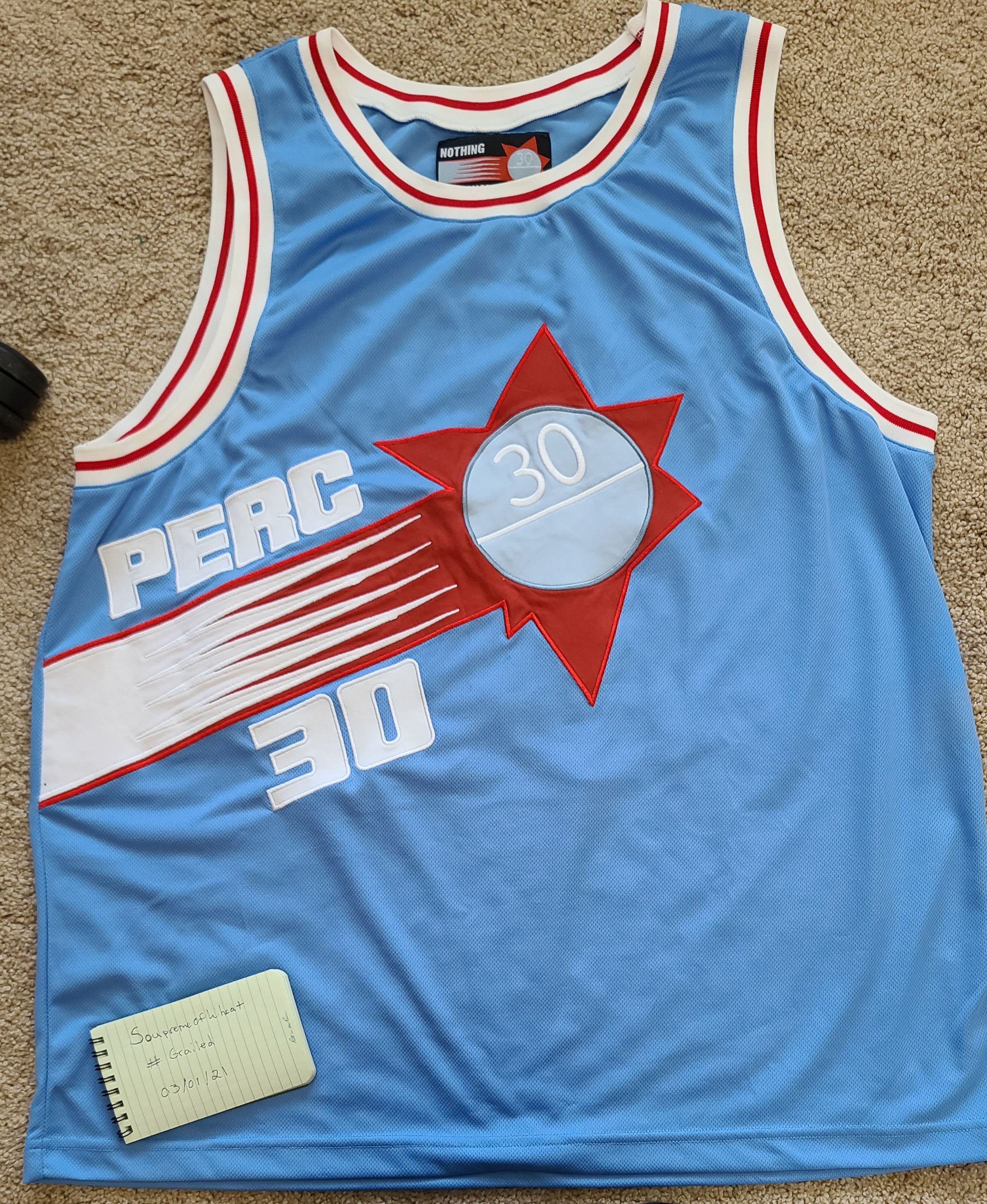 Streetwear Blazzy x Lil Housephone "Perc 30" Basketball Jersey, Size L ...