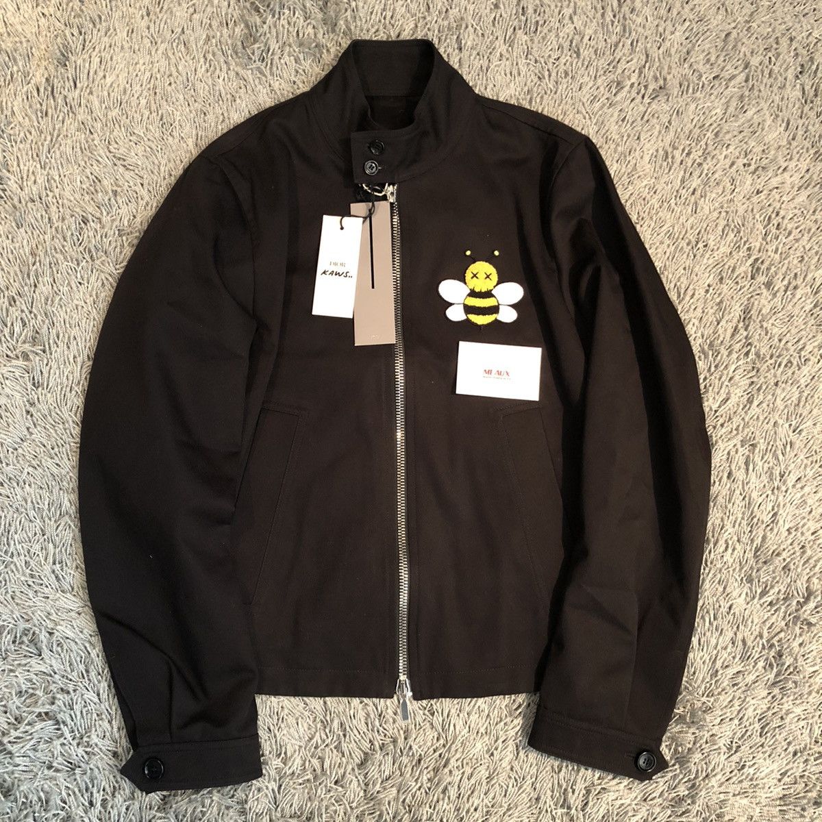 Dior × Kaws × Kim Jones Kaws x Christian Dior bee jacket zip up ...