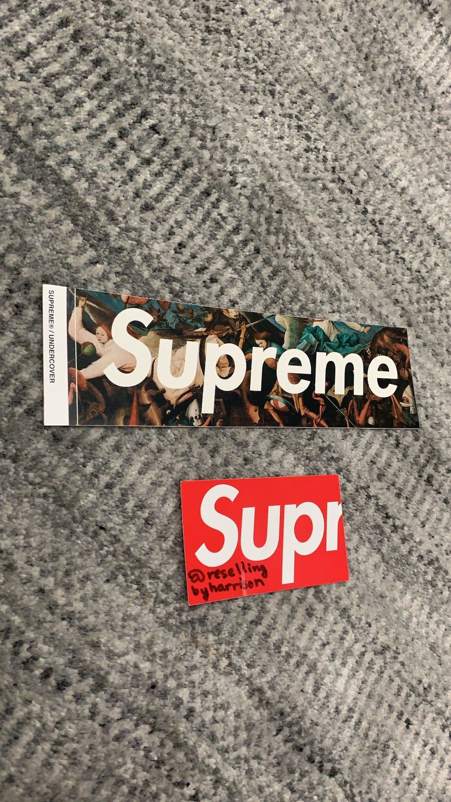 Supreme supreme undercover box logo sticker | Grailed