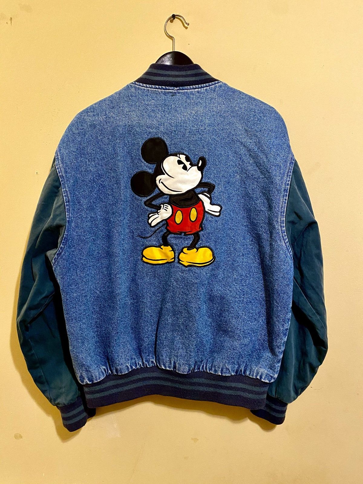 Disney × Vintage 1990’s vintage Disney Mickey bomber jacket | Grailed