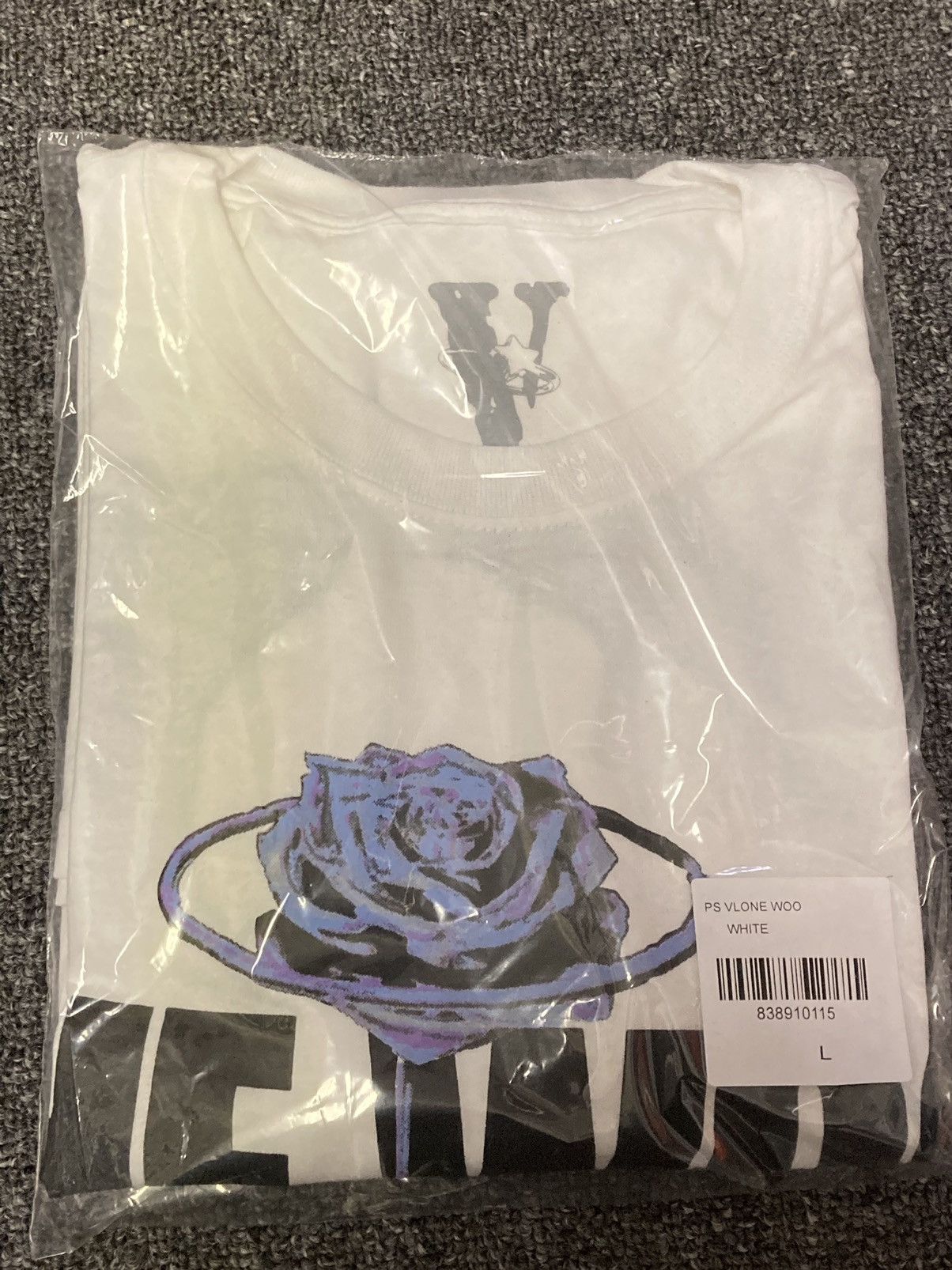 Vlone Vlone Pop Smoke Woo Tee White L | Grailed