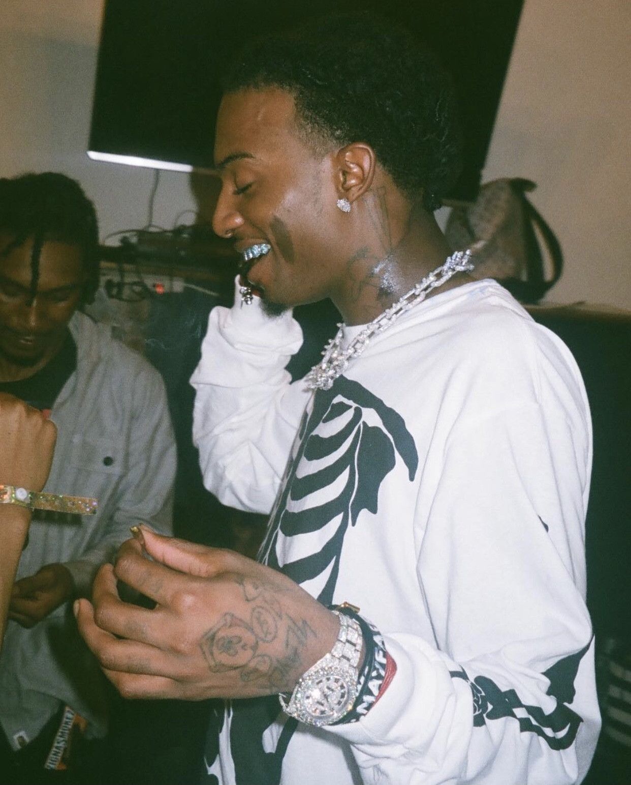 Playboi Carti Playboi Carti Die Lit Skeleton Longsleeve 2018 | Grailed