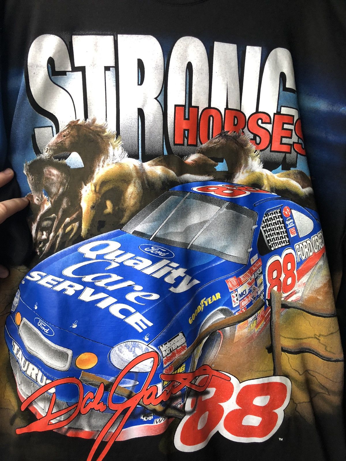 Chase Authentics 90s Dale Jarrett All Over Print | Grailed