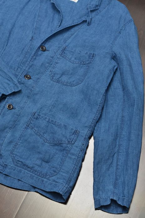 Vintage Arpenteur Long Sleeve Linen Work Jacket Made in France | Grailed