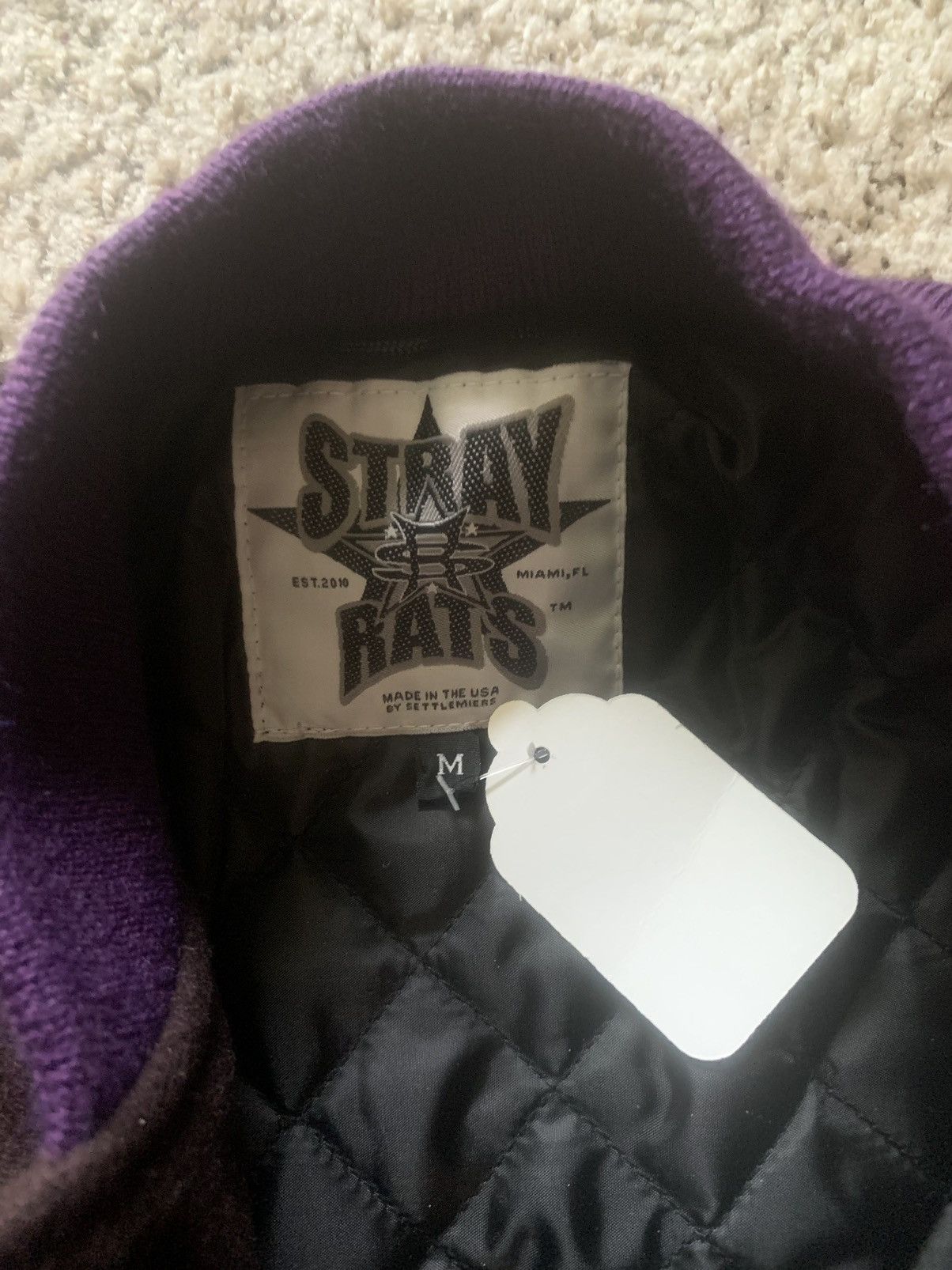 Stray Rats Stray Rats 10 Year Anniversary Varsity Jacket | Grailed