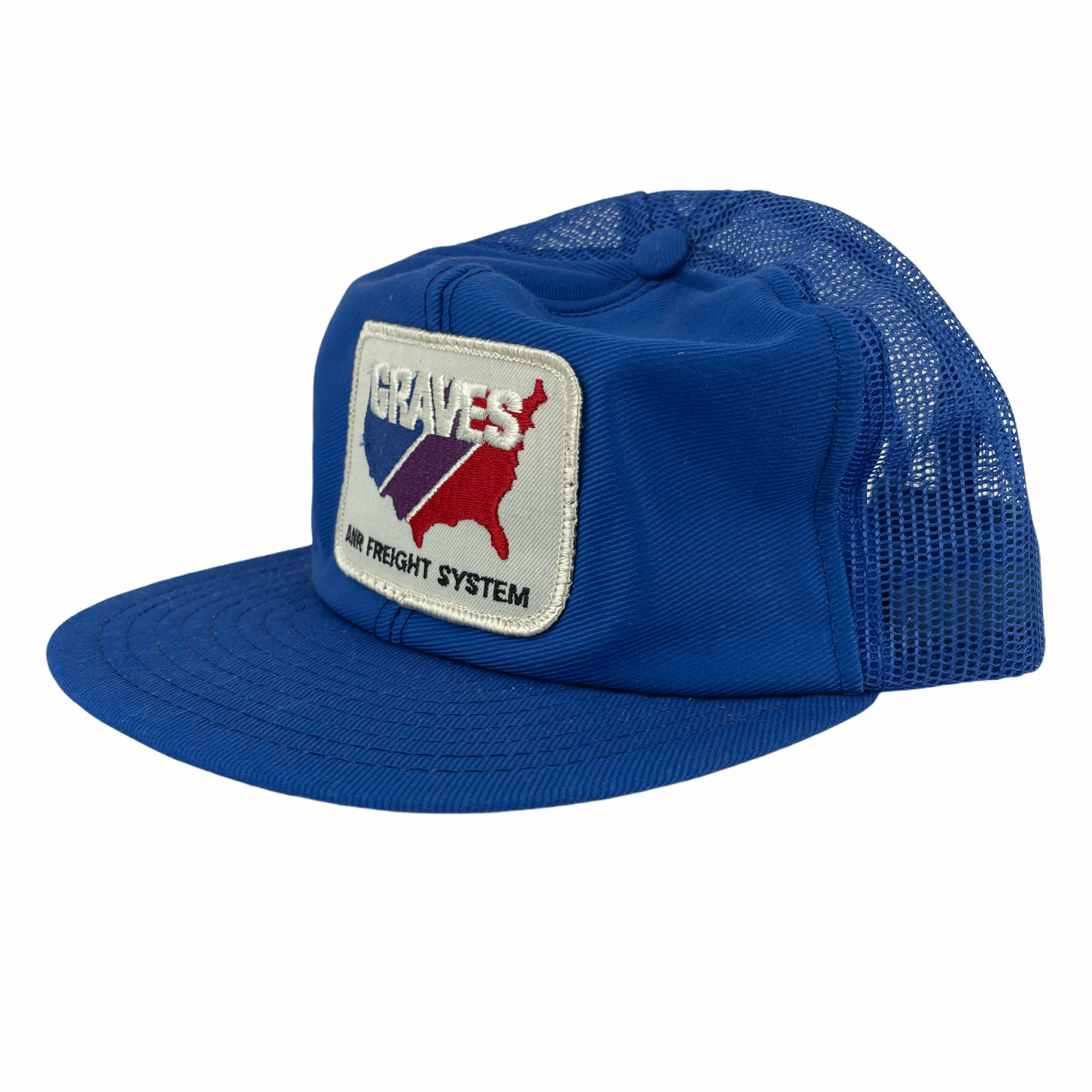 Vintage Vintage 80s Graves Freight Trucker Snapback Hat Made in USA ...