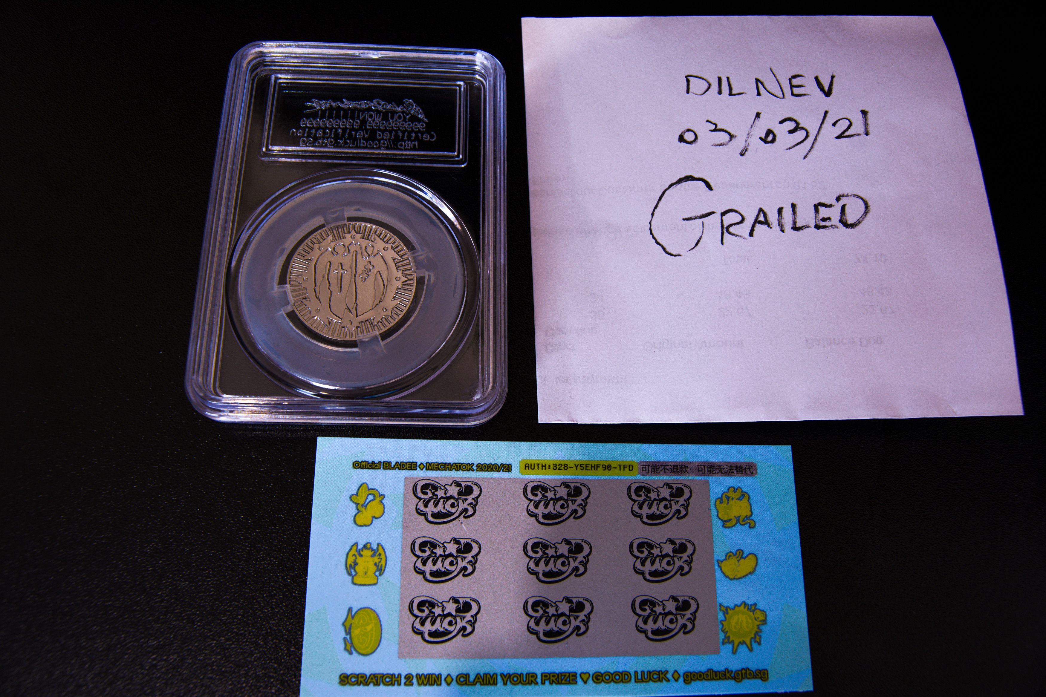 Drain Gang Bladee & Mechatok Good Luck Coin | Grailed