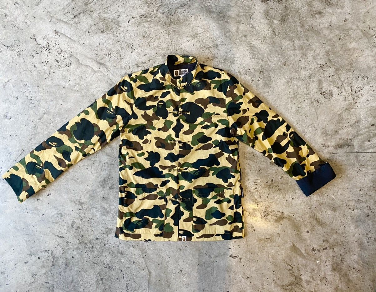 Bape Bape Chinese Shirt rare nigo 2017 S kimono human made | Grailed