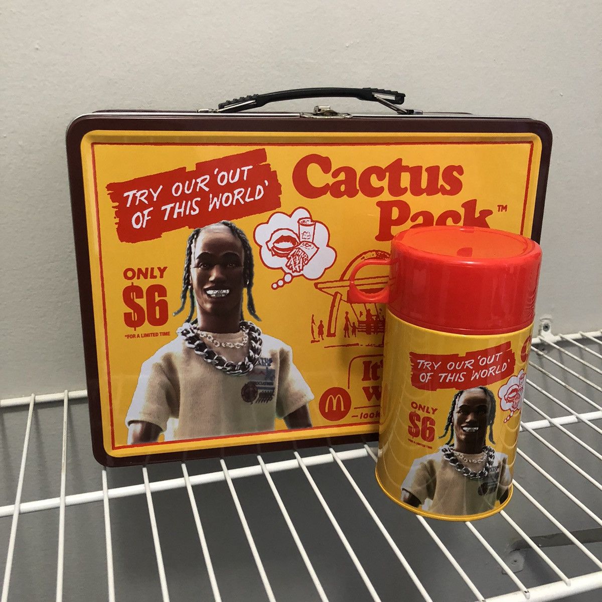 Travis Scott Travis Scott x McDonald’s Vintage Lunchbox & Thermo | Grailed
