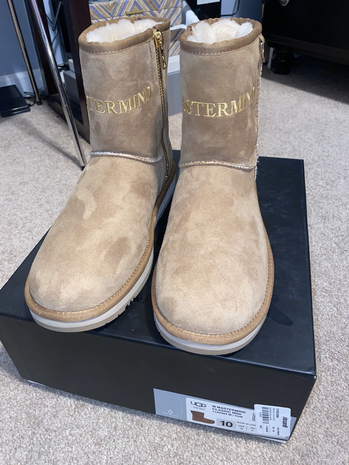 Mastermind Japan × Ugg Mastermind Japan X UGG Classic Mini Boot | Grailed