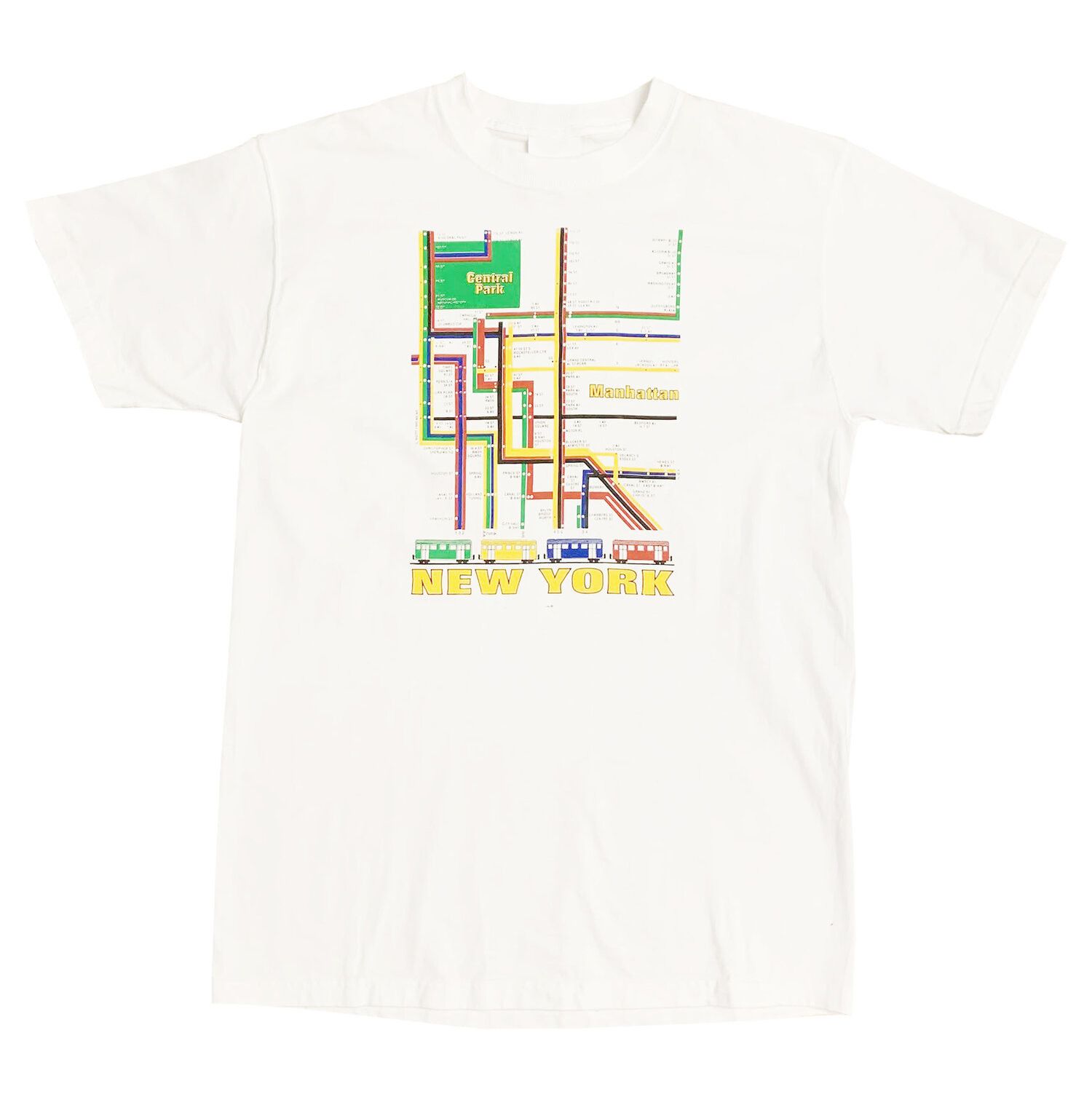 Other Vintage New York City Subway Map T Shirt (Size M) | Grailed