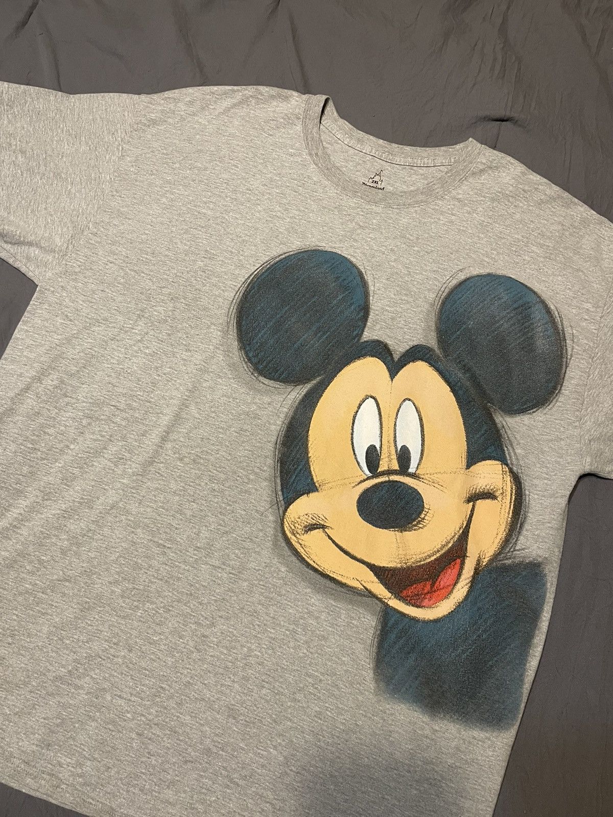 Disney × Mickey Mouse Mickey mouse front and back face tee disneyland ...