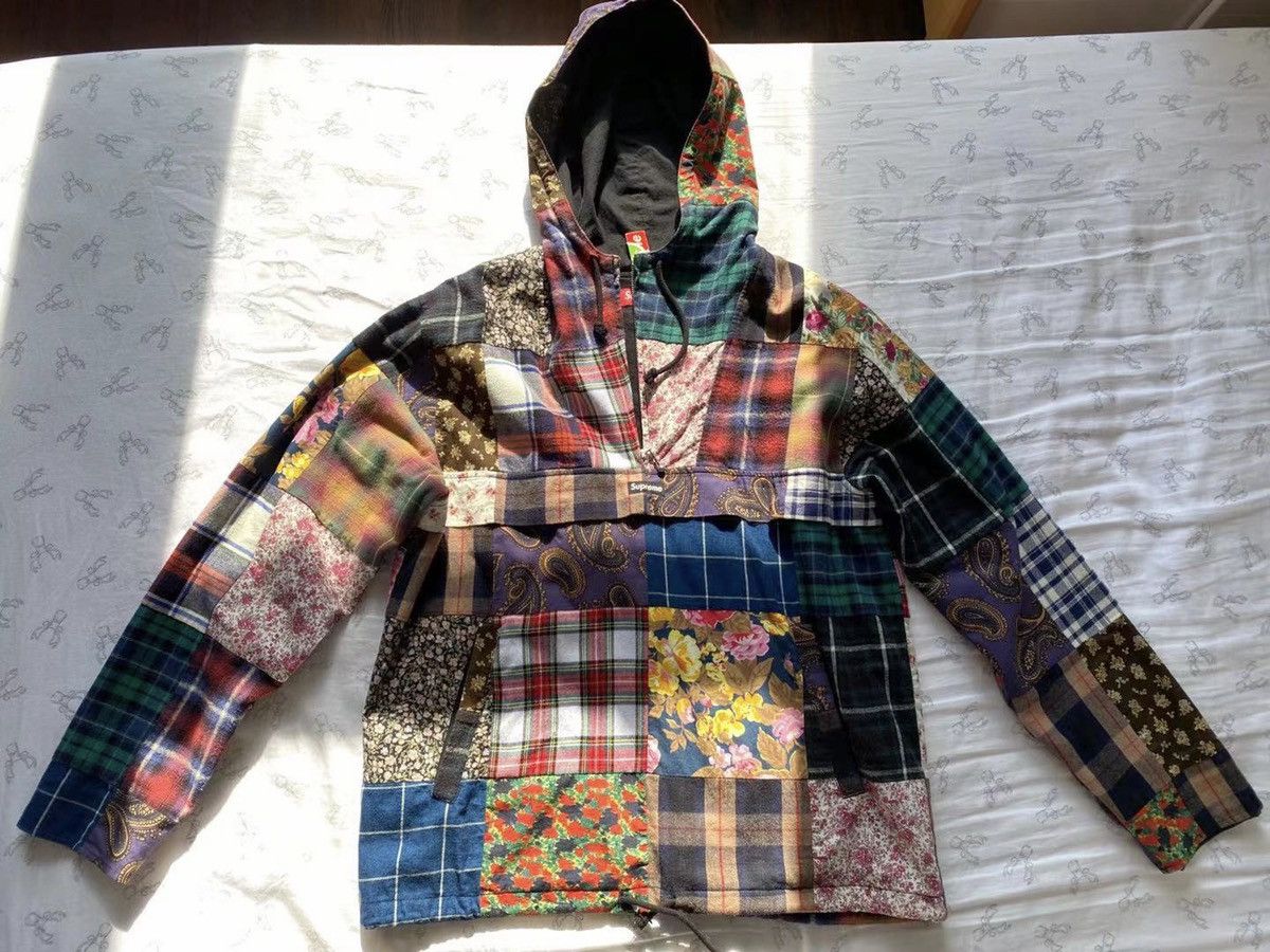 Supreme Patchwork Anorak | Grailed