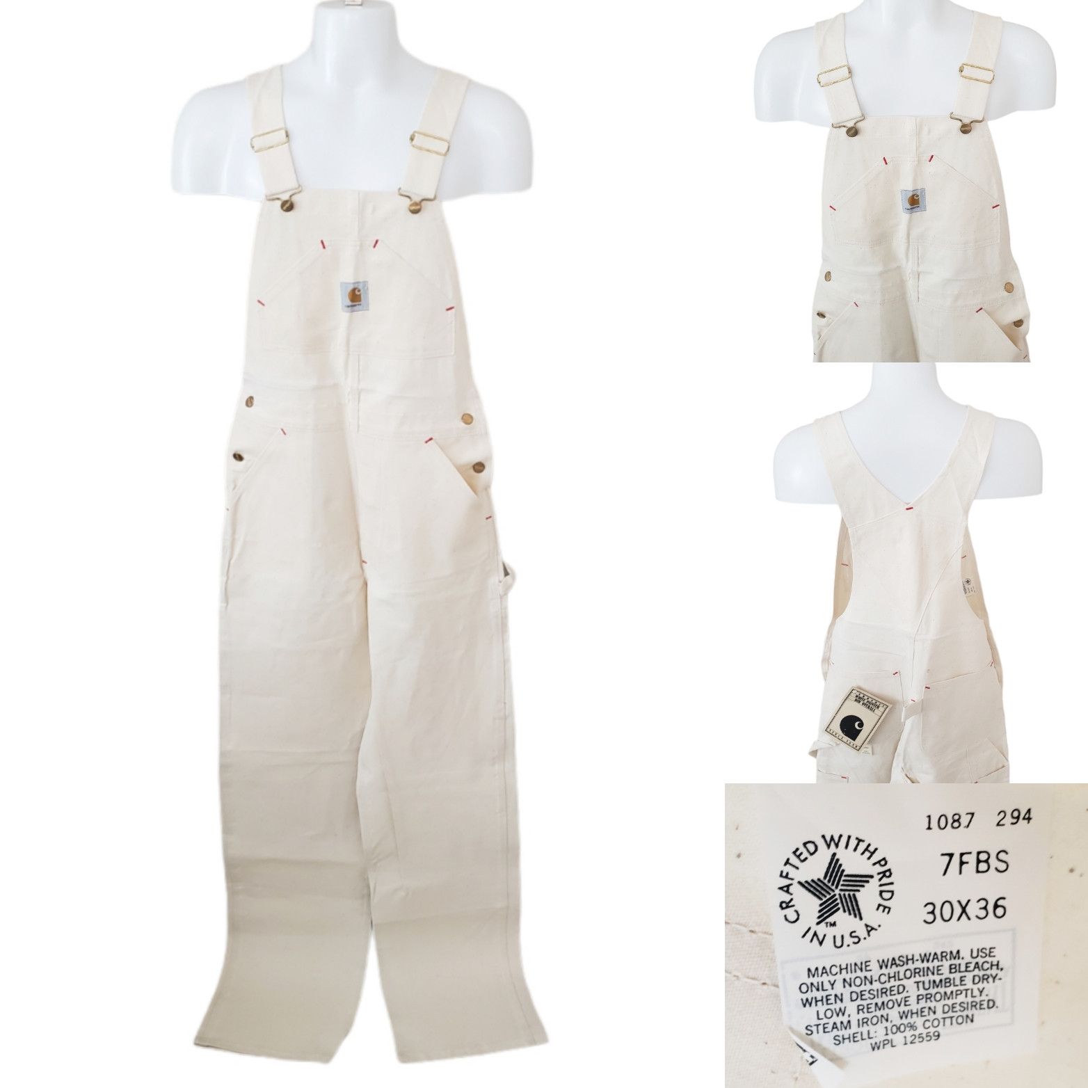 Carhartt × Carhartt Wip × Vintage VTG 80s Carhartt White High Back ...