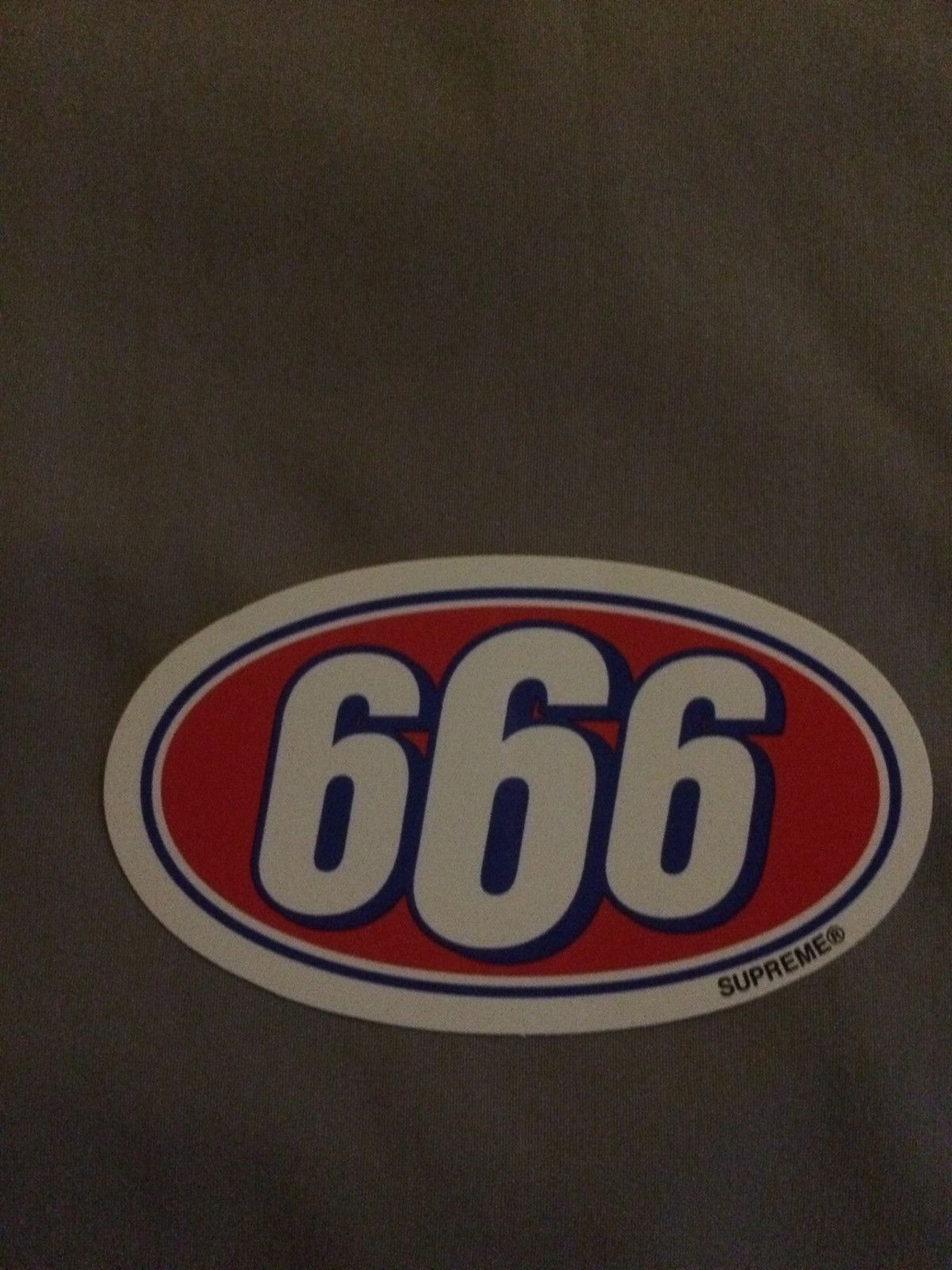 Supreme 666 Sticker | Grailed