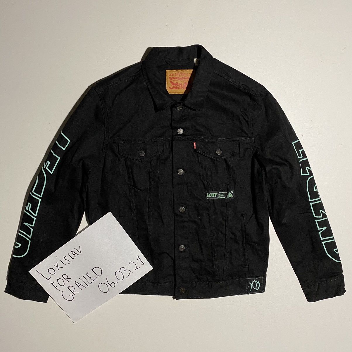 Levi's × The Weeknd × XO Levi’s The Weeknd Starboy Jean Jacket XO ...