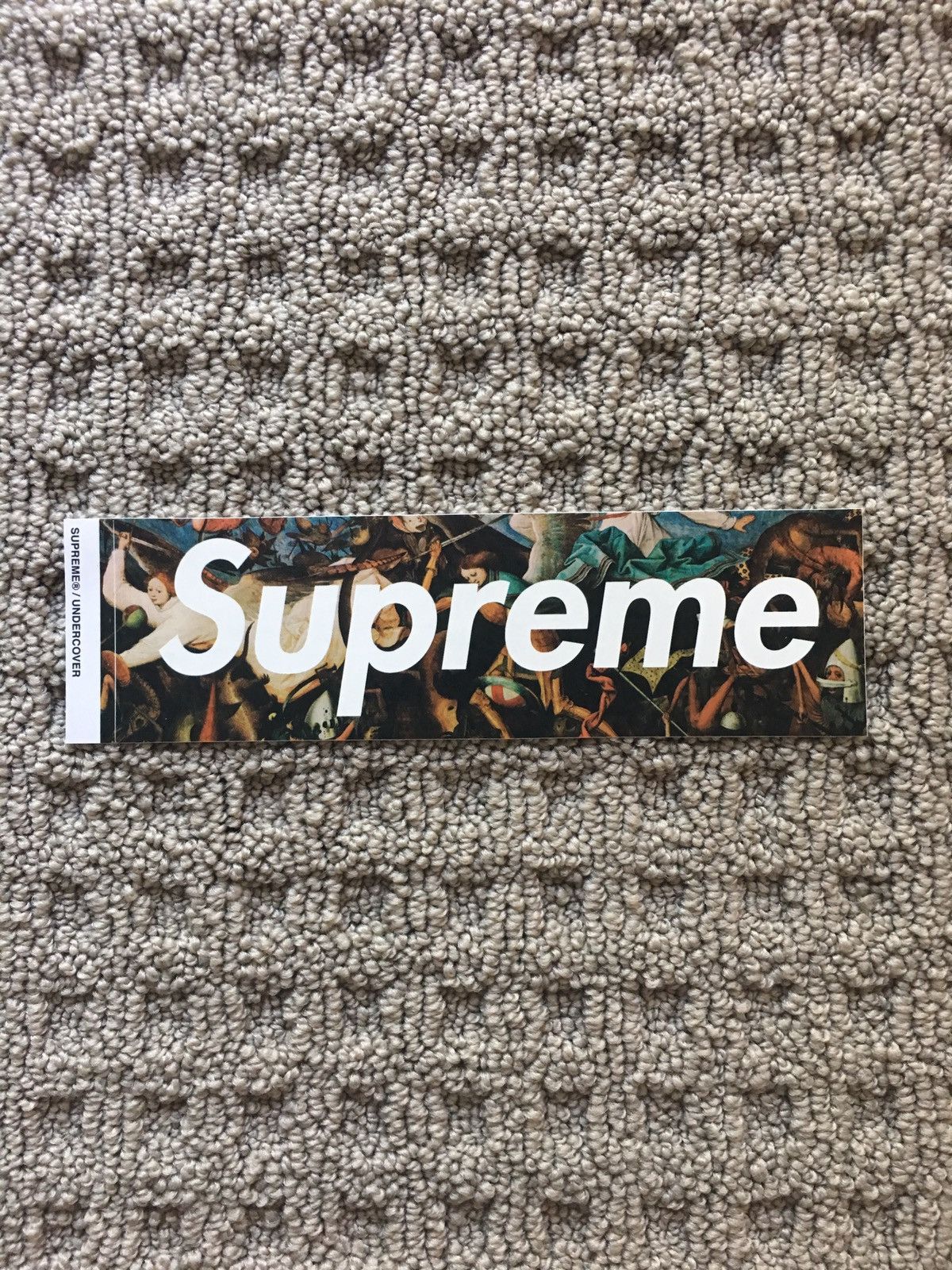 Supreme × Undercover Undercover Box Logo Sticker | Grailed