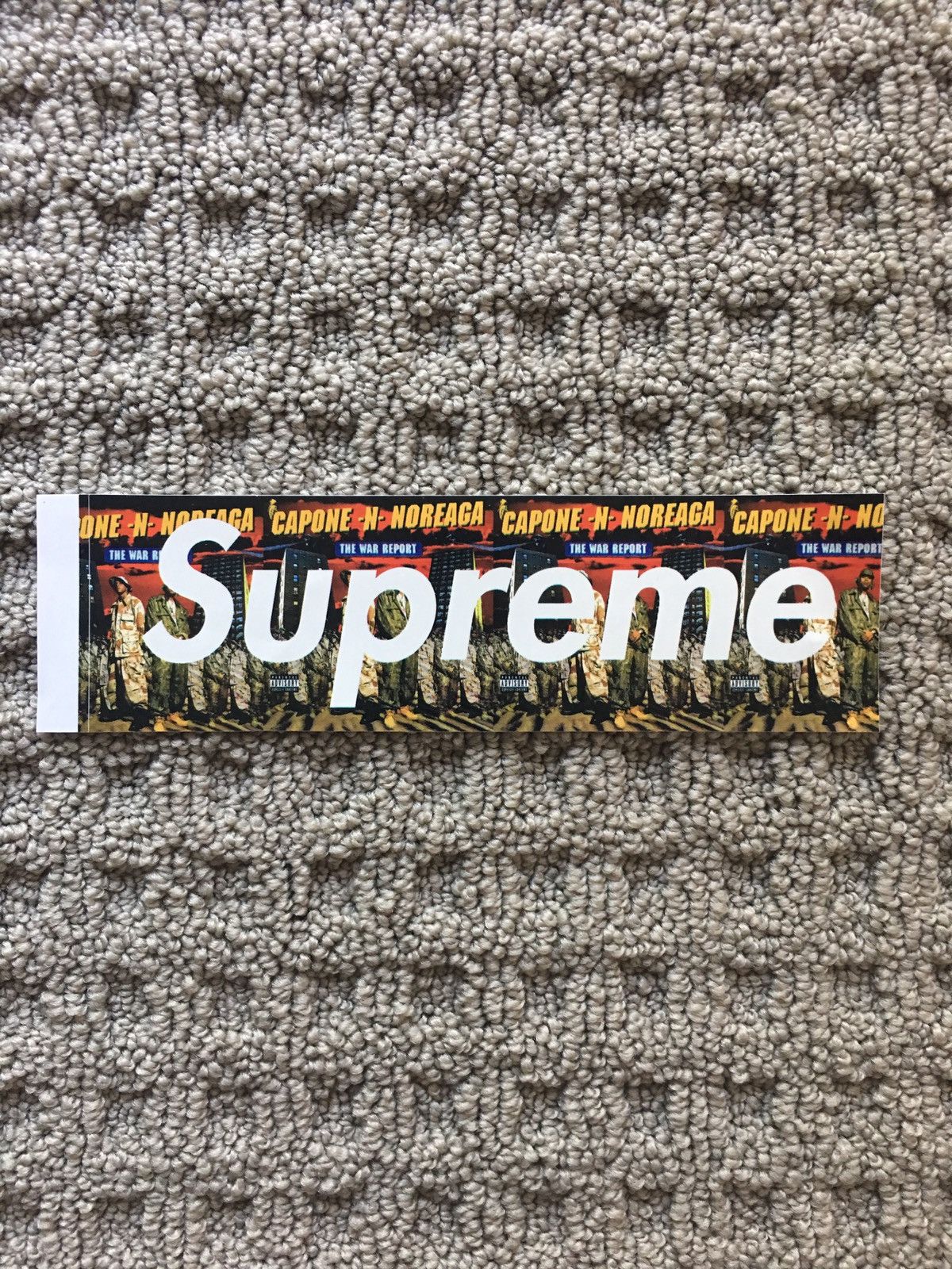 Supreme CNN Box Logo Sticker | Grailed