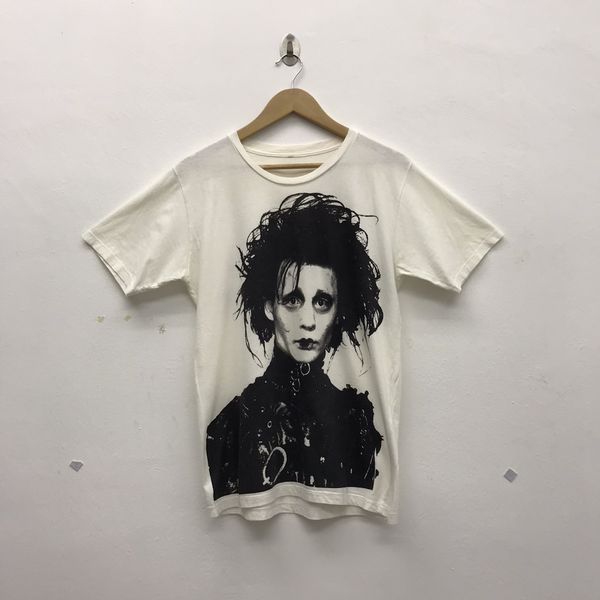 Vintage EDWARD SCISSORHANDS Johny Deep Movie T-Shirt | Grailed