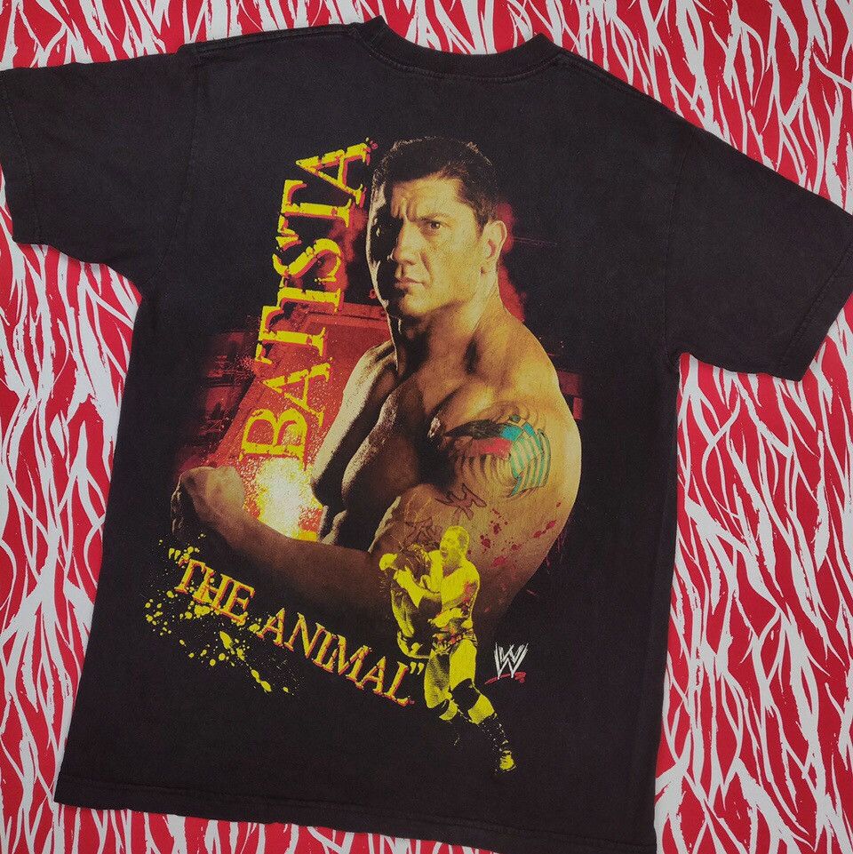 Vintage VINTAGE WWE BATISTA GRAPHIC T SHIRT | Grailed