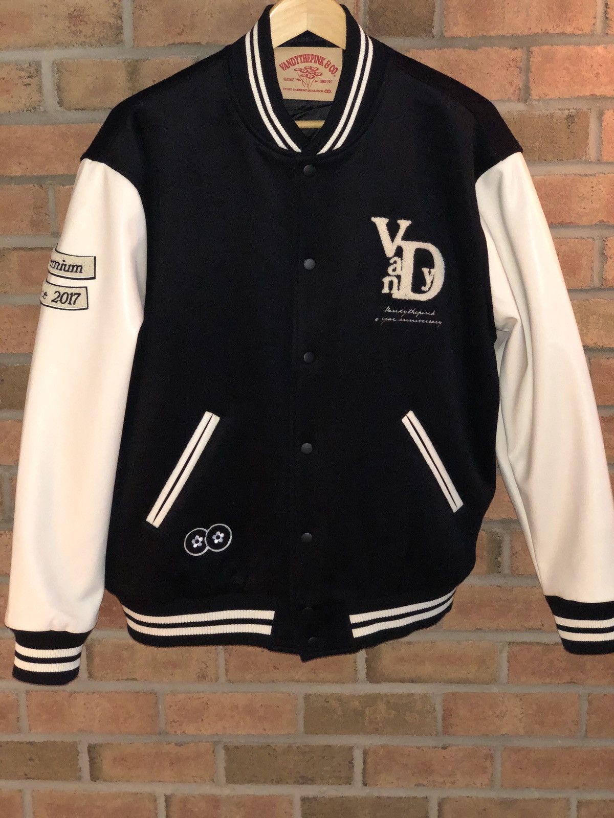 Vandy The Pink Vandy The Pink 4th Year Anniversary Varsity Jacket | Grailed