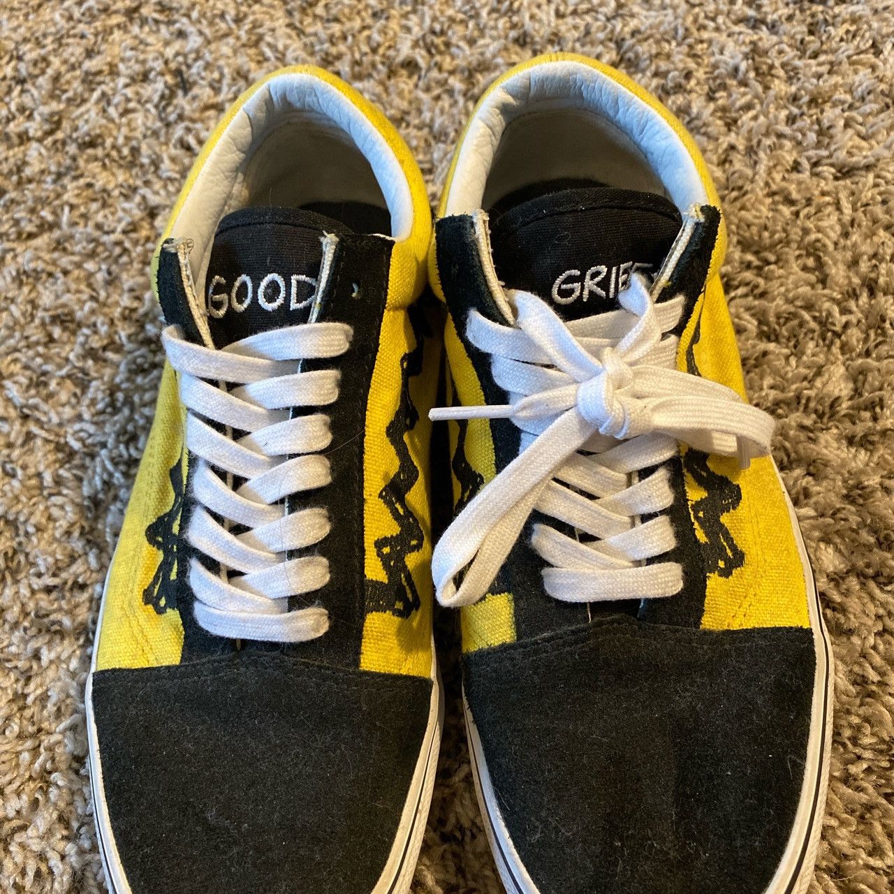 Vans Vans X Peanuts Old School Charlie Brown Good Grief | Grailed