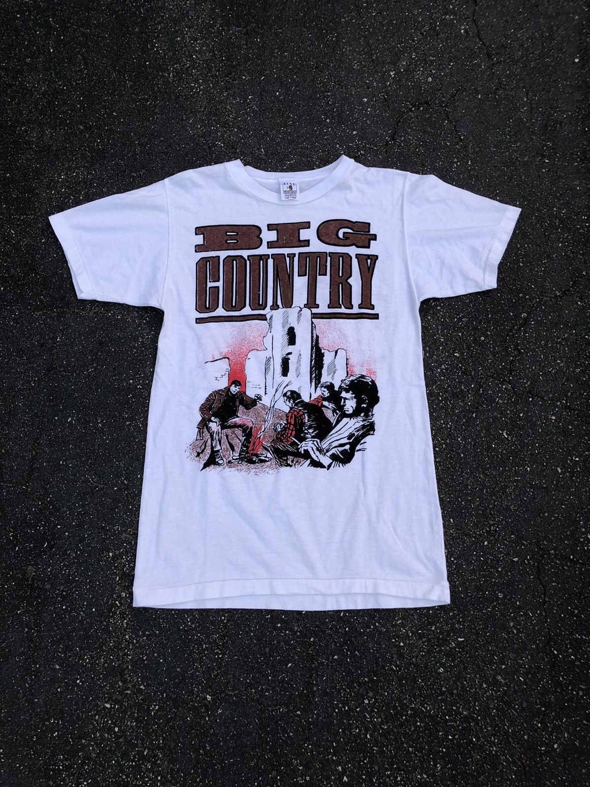 Band Tees × Vintage Vintage 1980s Big Country Band Tour T Shirt UK ...