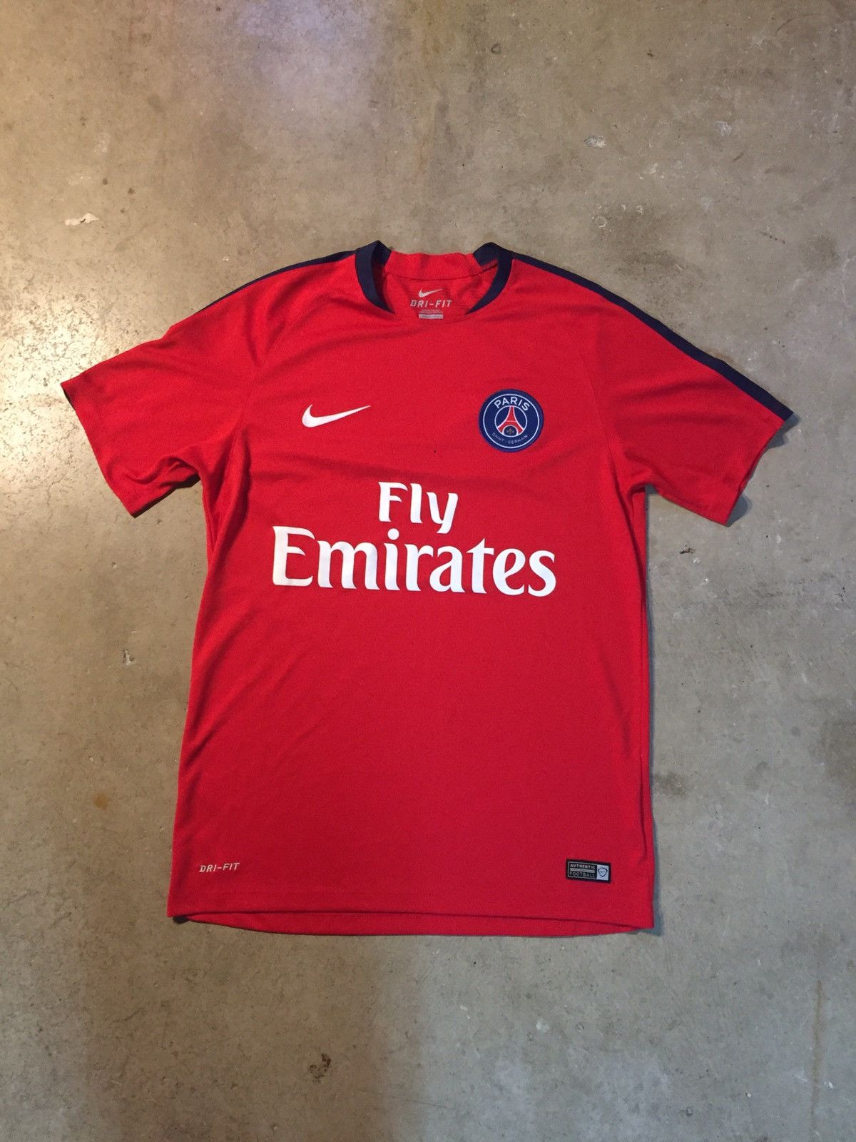 Nike × Soccer Jersey × Vintage Nike PSG Dry Fit Soccer Jersey | Grailed