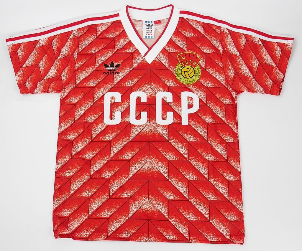 Adidas × Vintage CCCP Soviet Union 1988 Soccer Jersey Football Shirt L ...